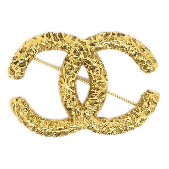 CHANEL | Jewelry | Chanel 993 Cc Logos Brooch Gold Large 8520 | Poshmark